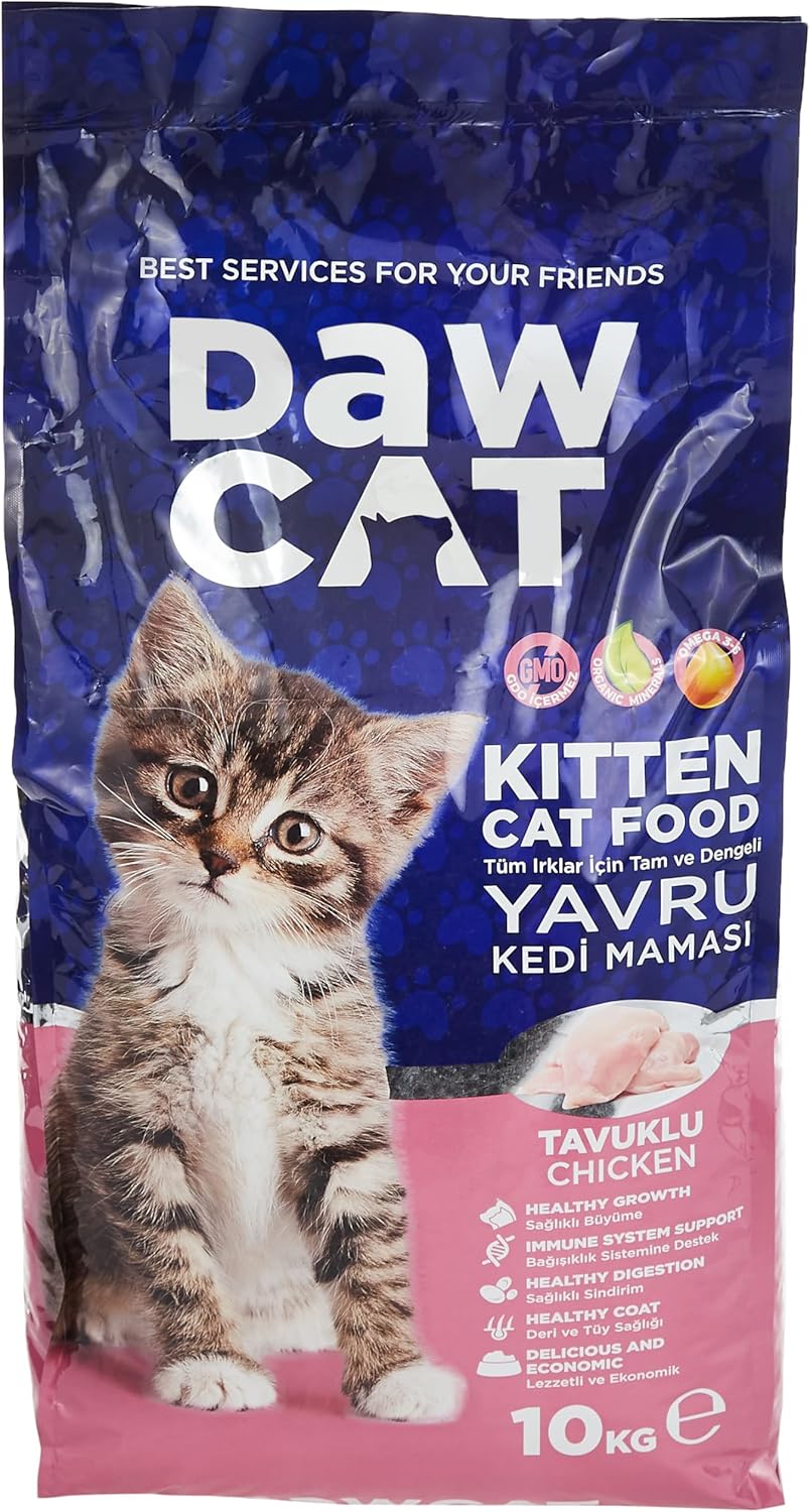 Dawcat Kitten Cat Dry Food Chicken